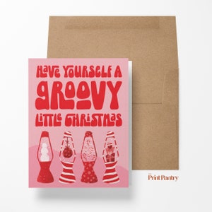 Retro Christmas Cards, Funny Christmas Cards, Groovy Little Christmas ...