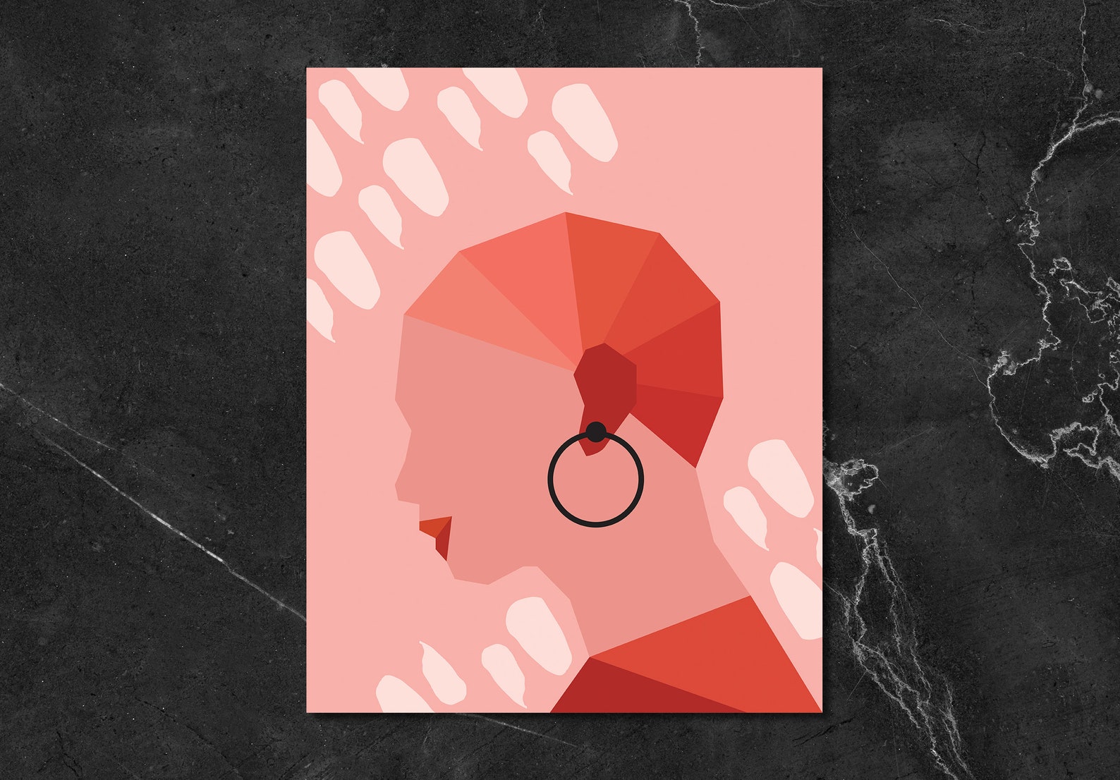 Geometric Woman Art Print, Abstract Woman Print, Female Art Print ...