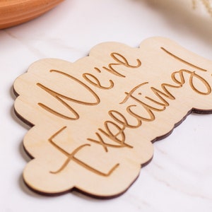 We're Expecting Sign, Pregnancy Announcement Sign, Wooden Pregnancy ...