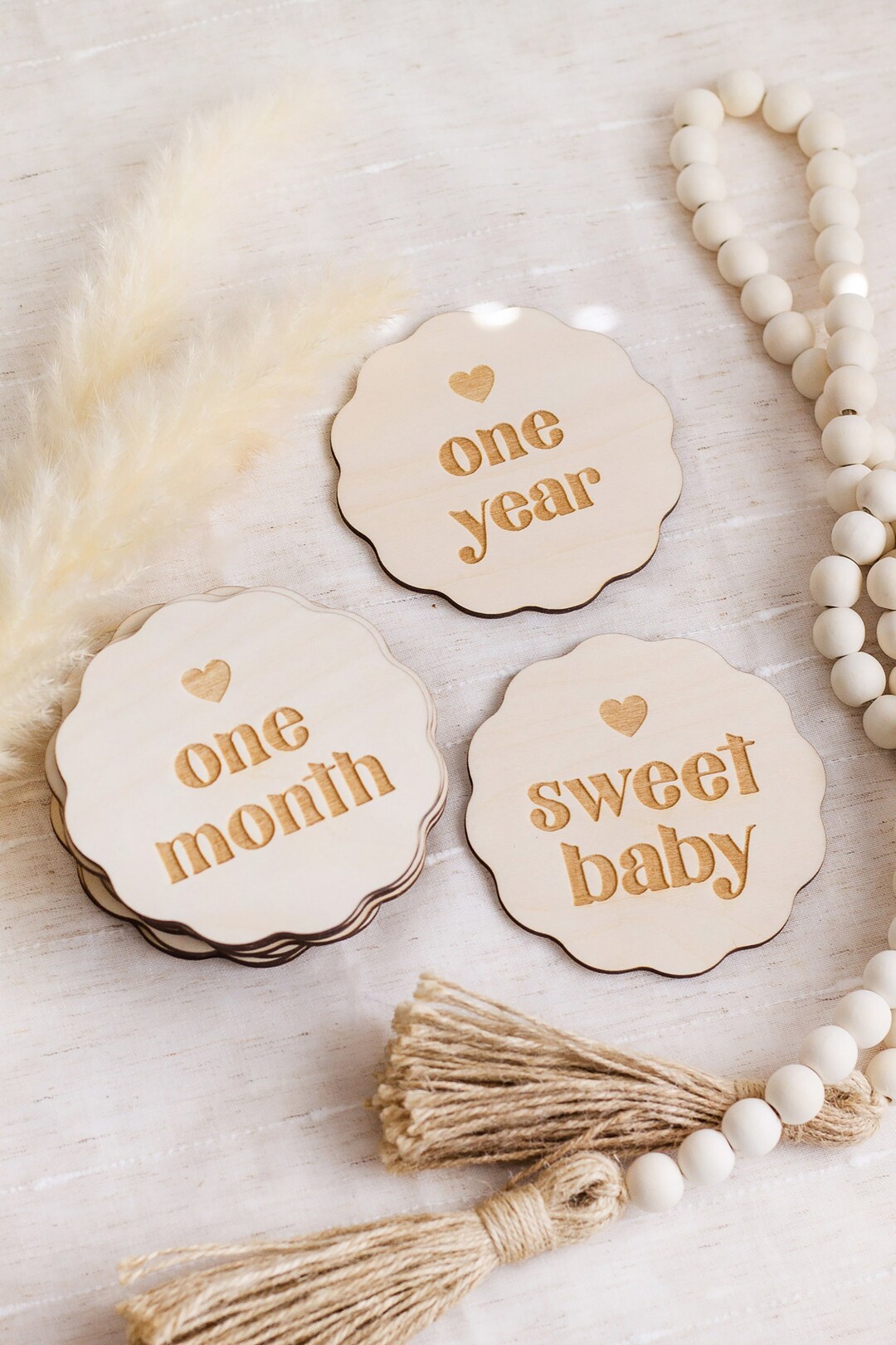 Baby Monthly Milestone Cards, Milestone Marker Set, Baby Month Signs ...