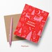 Illustrated Christmas Card, Secret Santa Cards, Christmas Cards for ...