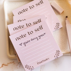 Mini Note to Self Notepad, Mini Notepad, Daily Notes, Mini To-do List ...