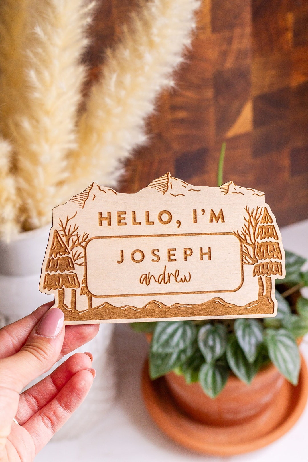 Custom Baby Arrival Announcement Sign, Baby Announcement Sign, Wooden ...