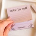 Mini Note to Self Notepad Mini Notepad Daily Notes Mini - Etsy