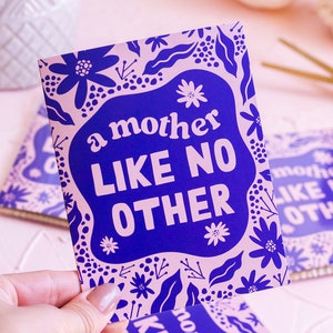 A Mother Like No Other Card, Card for Mom, Mother's Day Card, Mom ...