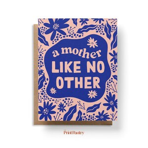 A Mother Like No Other Card Card For Mom Mother S Day Card Mom