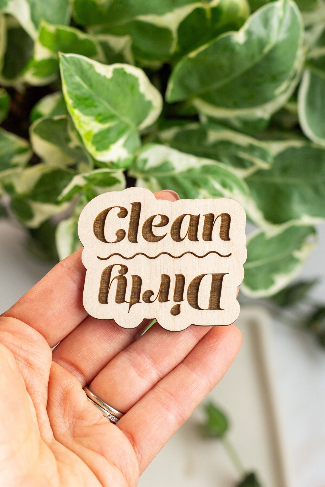 Clean Dirty Dishwasher Magnet, Dirty/clean Kitchen Magnet, Dishwasher ...