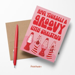 Retro Christmas Cards, Funny Christmas Cards, Groovy Little Christmas ...