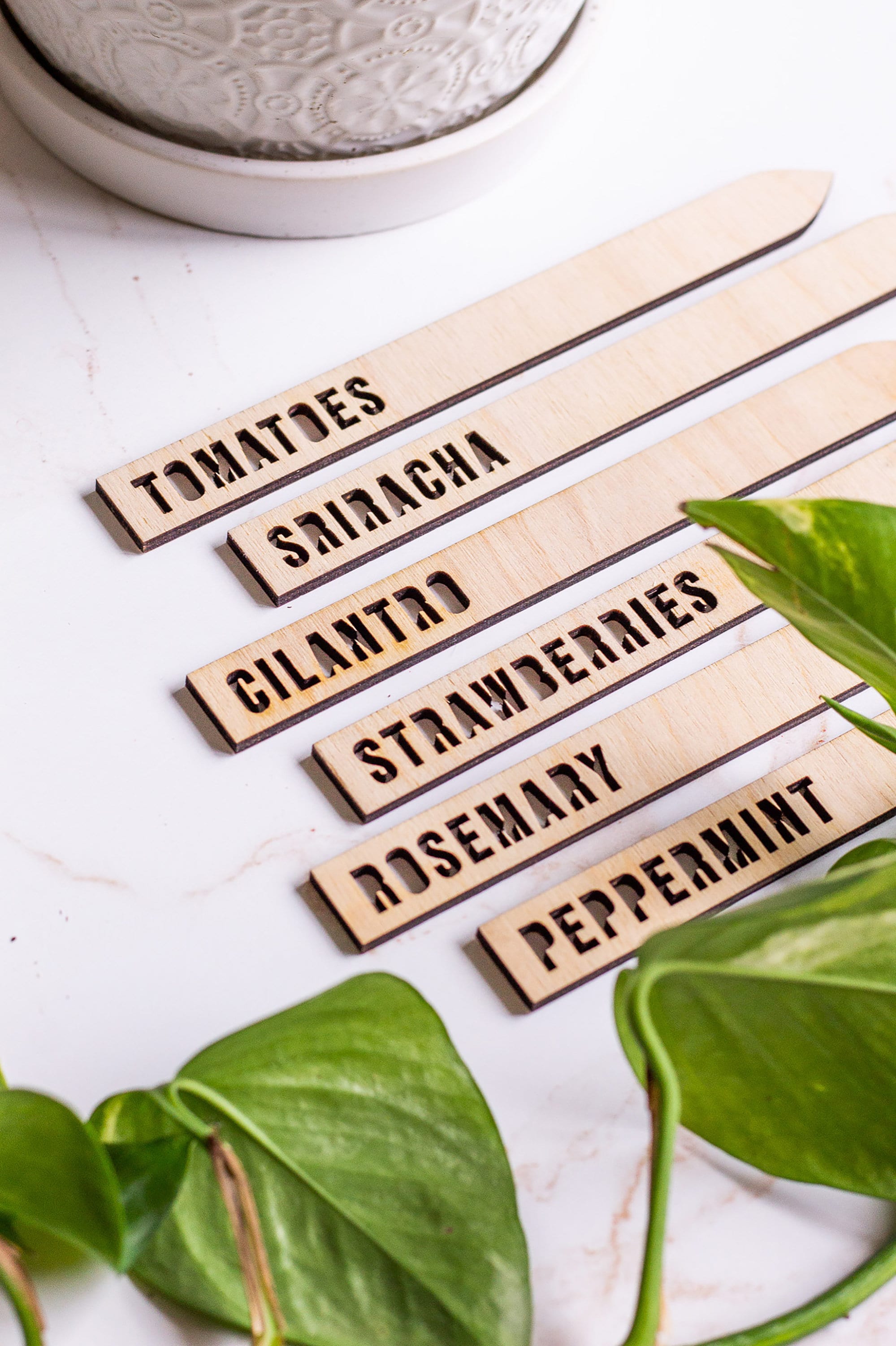 Minimal Plant Markers Plant Stakes Garden Stakes Modern - Etsy
