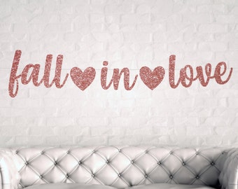 Fall in love sign | Etsy