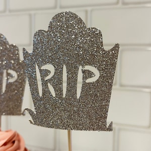 Tombstone Cupcake Topper, Halloween Party Decorations, Halloween ...