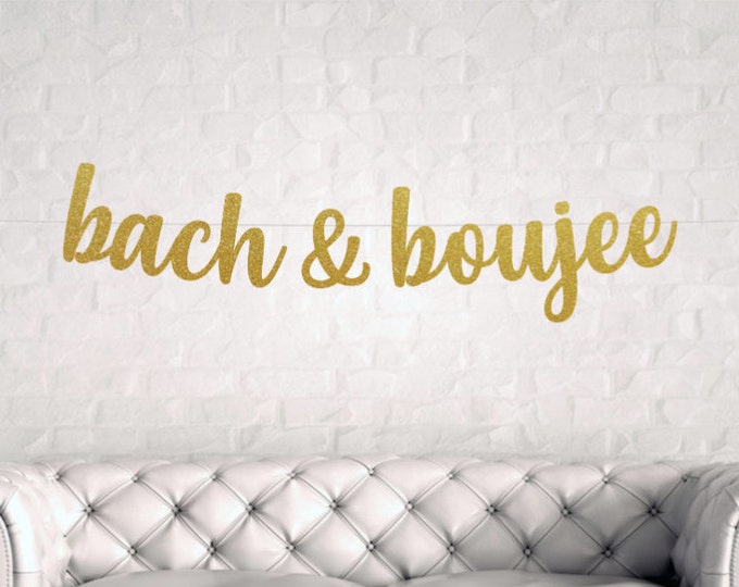 Bach and Boujee Bachelorette Party Decor Bach Party Decorations Bride ...