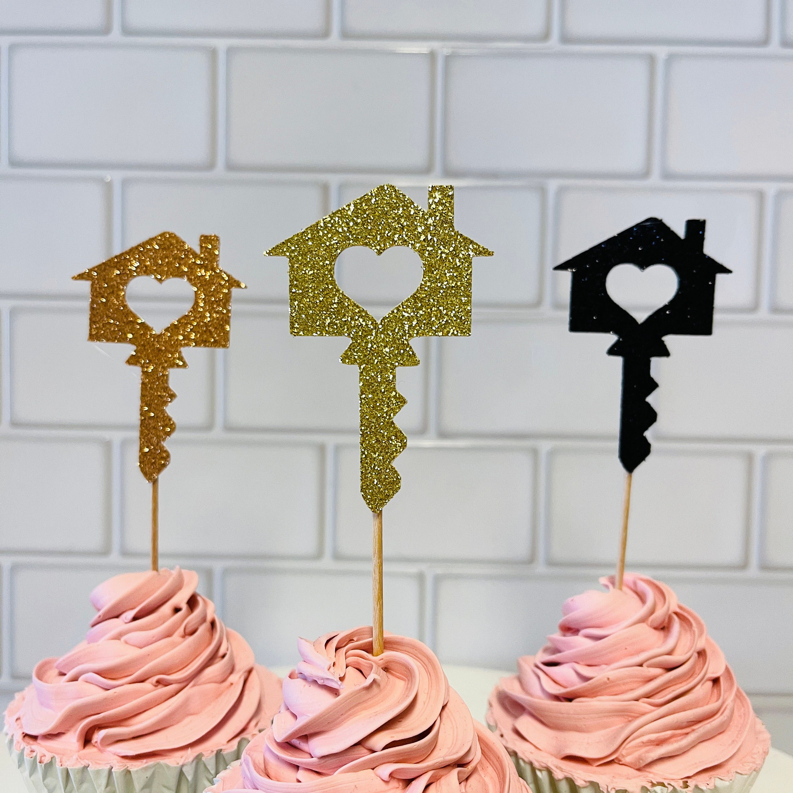 New Home Cupcake Toppers House Warming Cupcake Toppers New - Etsy
