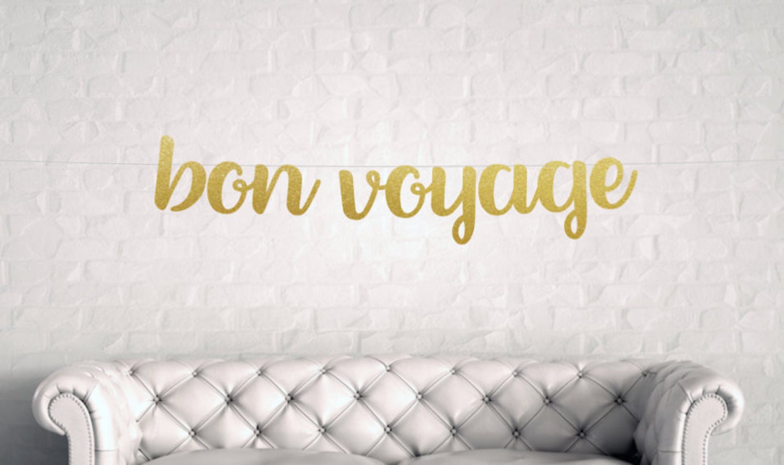Bon Voyage Party Bon Voyage Decor Bon Voyage Banner Travel | Etsy
