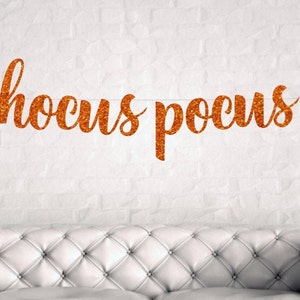 Hocus Pocus Banner Hocus Pocus Party Sign Halloween Banner - Etsy
