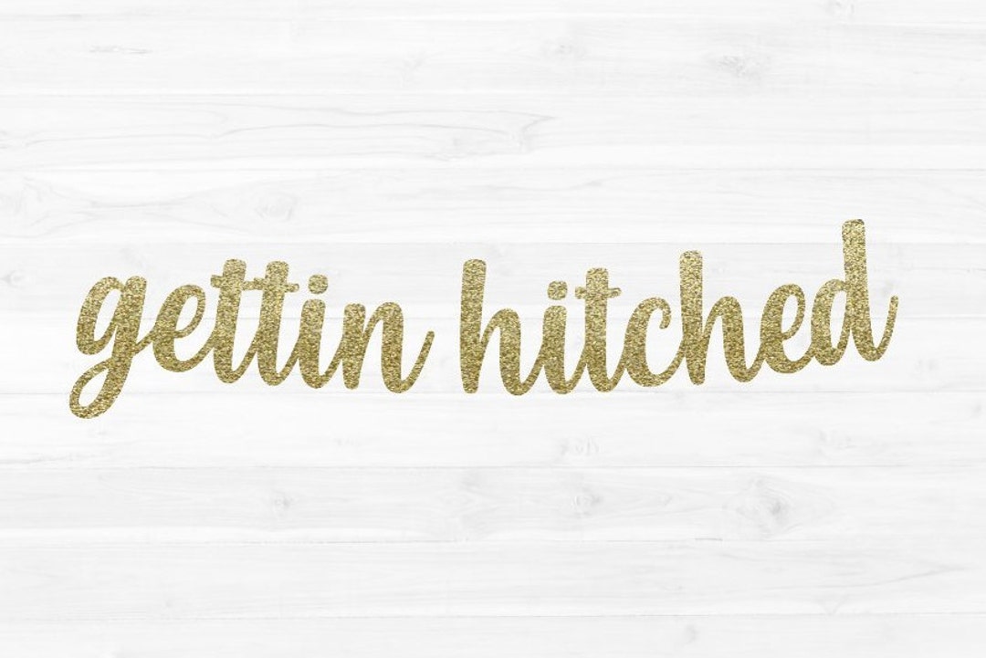 Gettin Hitched Sign, Bachelorette Party Banner, Nashville Bachelorette ...