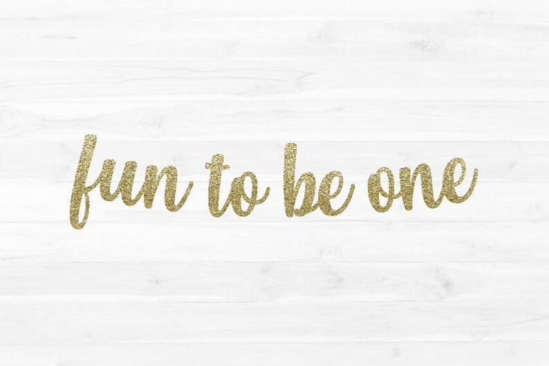 Fun to Be One Banner First Birthday Banner Happy 1st | Etsy