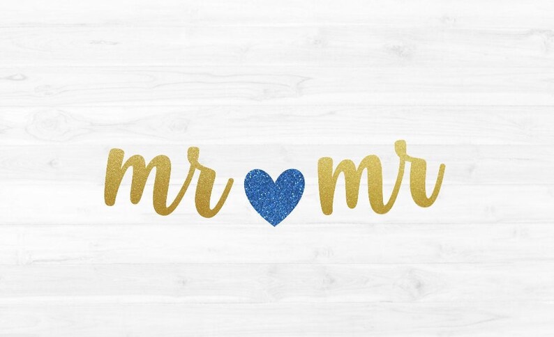 Mr and Mr Sign Mr Mr Banner Gay Wedding Banner Wedding - Etsy