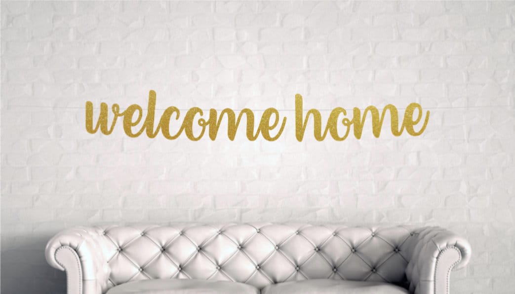 Welcome Home Banner Welcome Home Custom Banner Military - Etsy