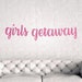 Girls Getaway Sign , Girls Getaway Banner, Bachelorette Weekend ...