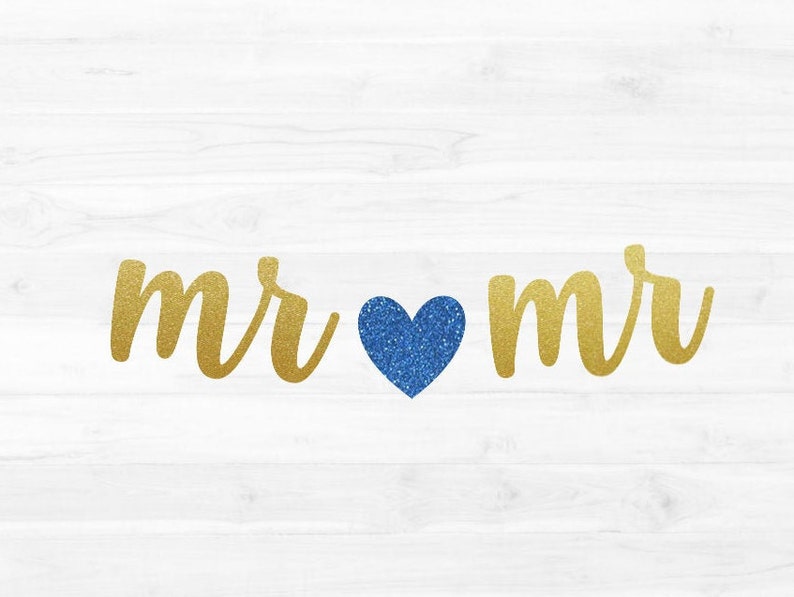 Mr and Mr Sign Mr Mr Banner Gay Wedding Banner Wedding - Etsy