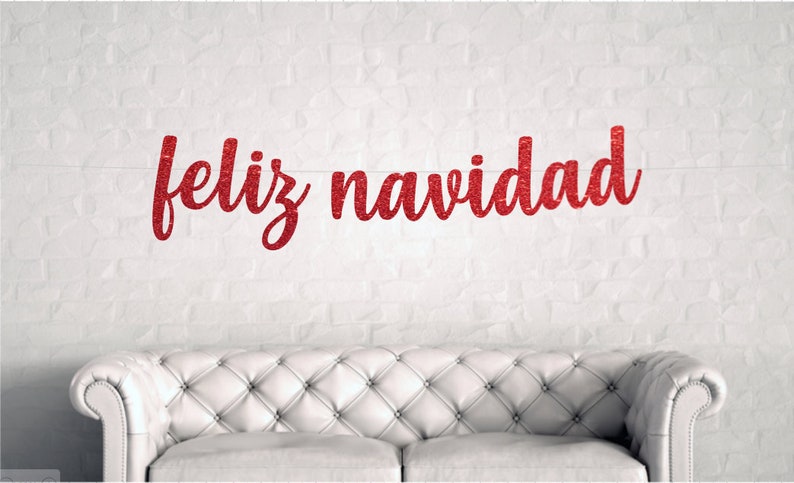 Feliz Navidad Xmas Banner Feliz Navidad Banner Xmas Banner | Etsy