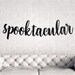 Halloween Banner Spooktacular Banner Halloween Party - Etsy
