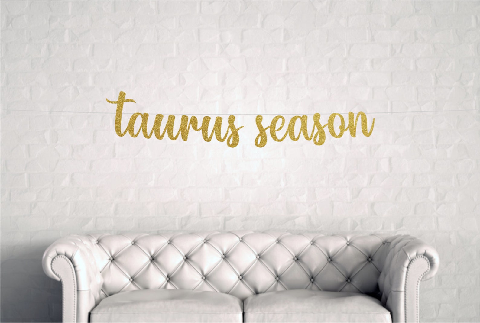 Taurus Birthday Banner, Taurus Season Birthday, Taurus Party ...