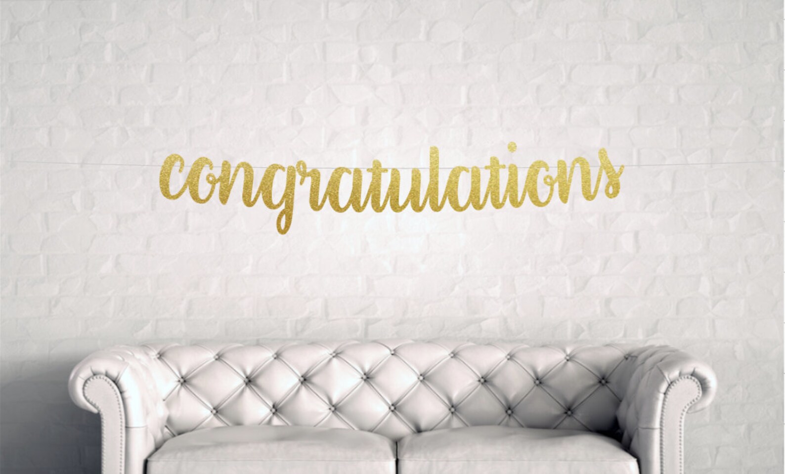 Congratulations Banner Party Decor Graduation Party | Etsy