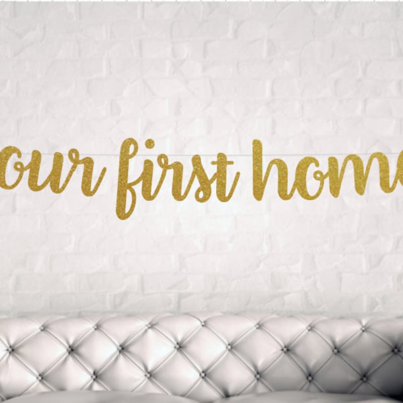 Our First Home Sign - Etsy