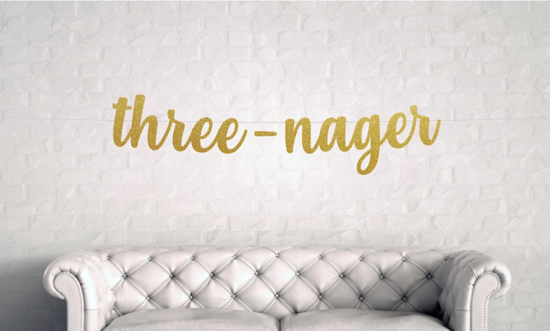 Third Birthday Banner, 3rd Birthday Party Decorations, 3rd Birthday ...