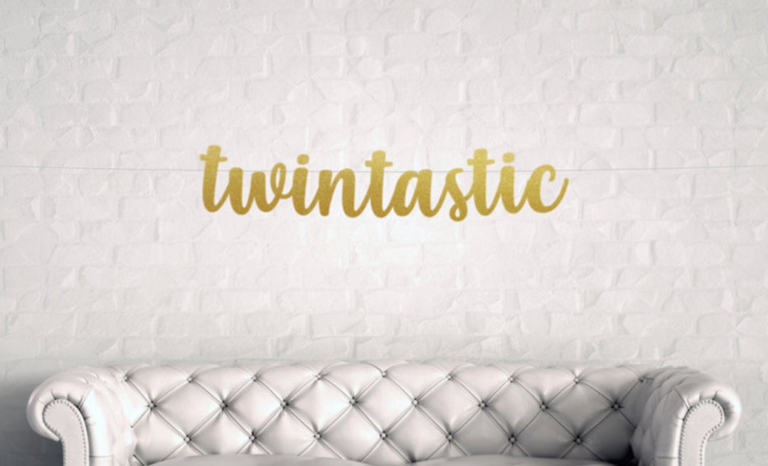 Twins Banner, Twin Birthday Banner, Twin Babies, Twin Baby Shower, Baby ...