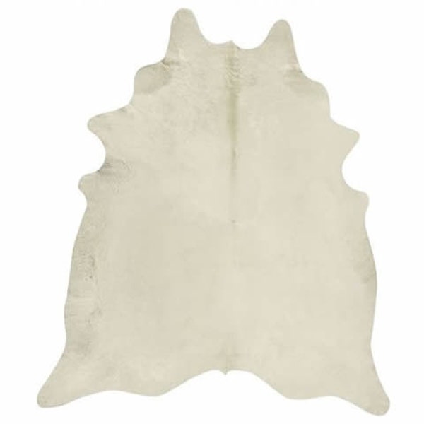 White Cowhide Rug - Etsy