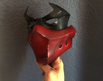 Red hood mask | Etsy