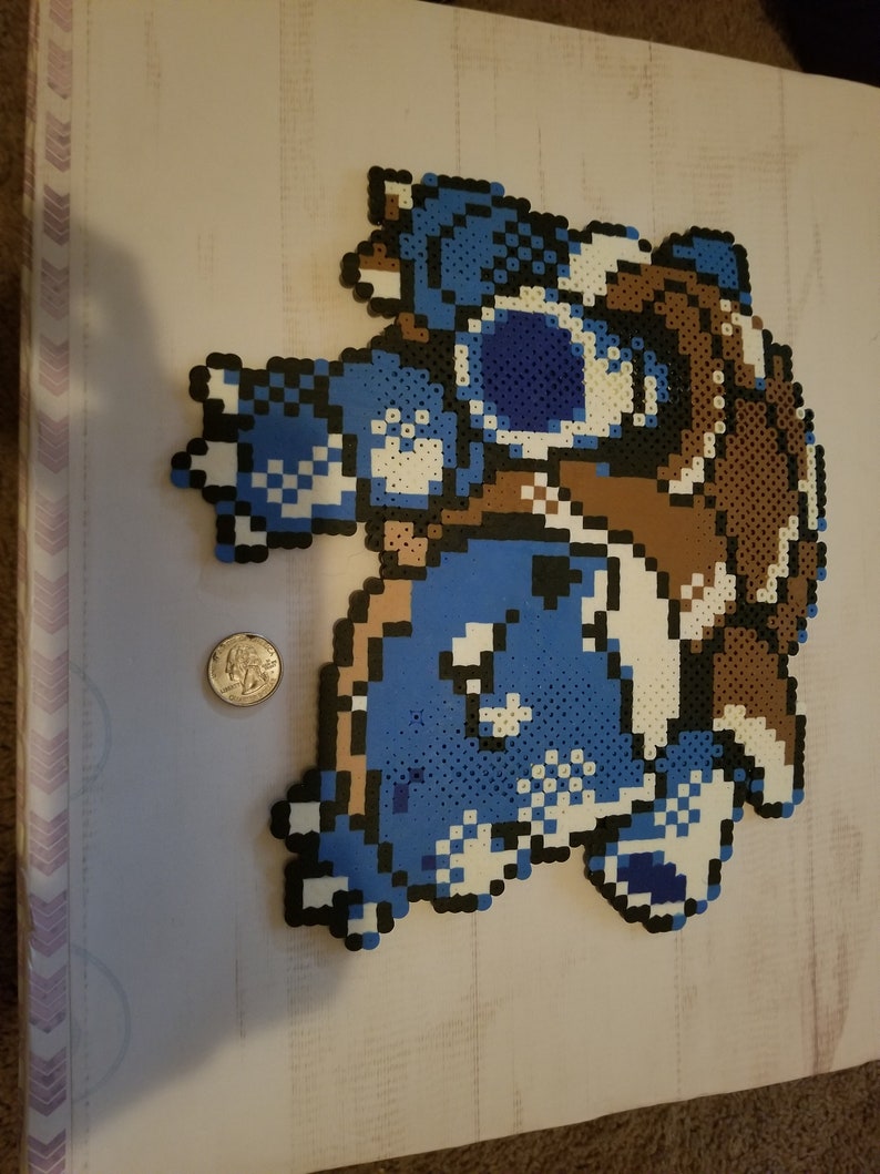 Large Sized Perler Bead Blastoise - Etsy