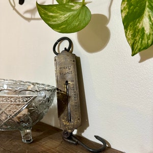 Vintage Brass Hand Scale/ Pocket Scale - Etsy
