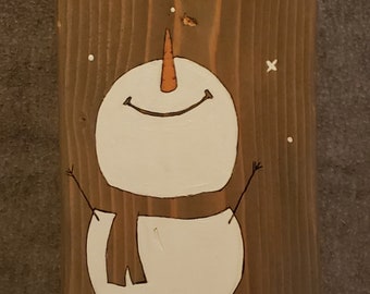 Rustic snowman | Etsy