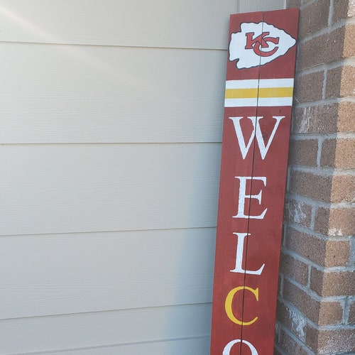Kansas City Chiefs Welcome Sign | Etsy