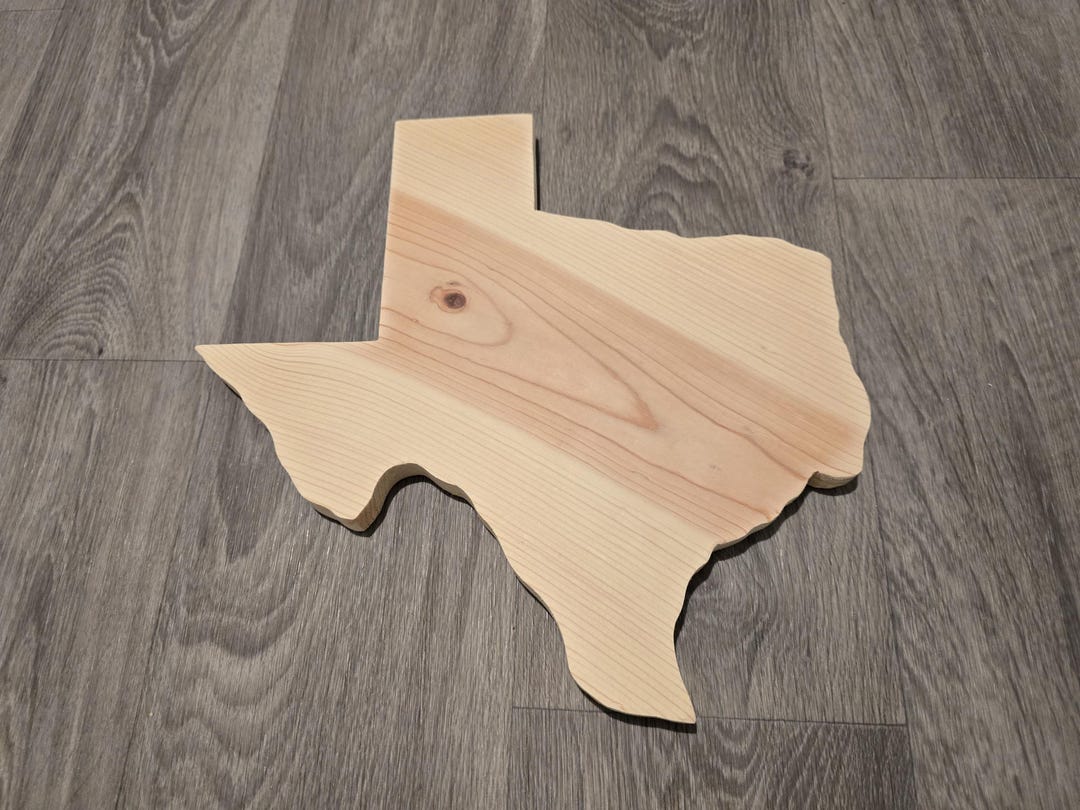 Wooden Texas Cutout ( Blank ) - Etsy