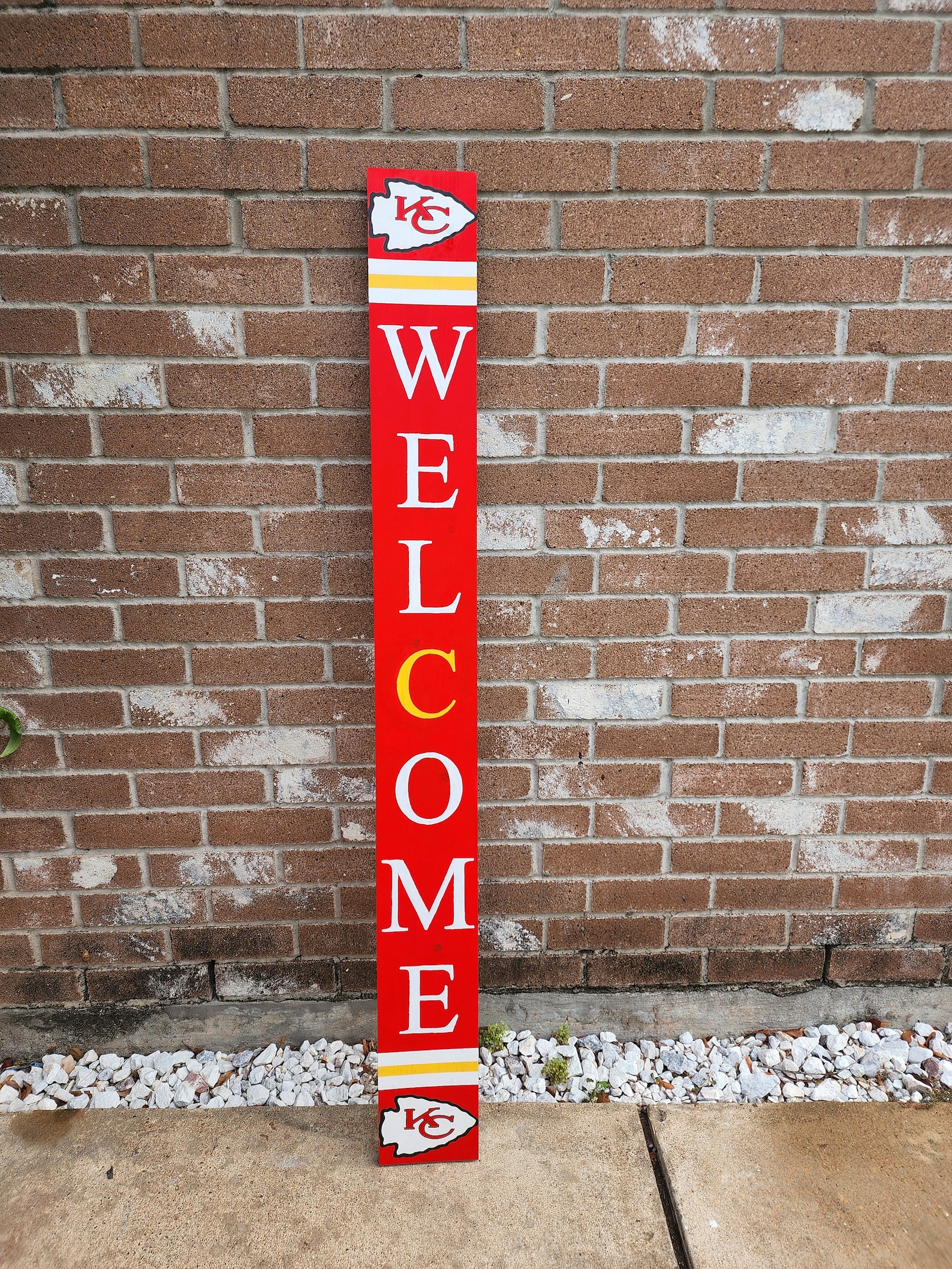 Kansas City Chiefs Welcome Sign - Etsy