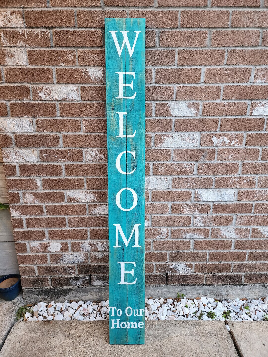 Welcome to Our Home Front Porch Sign - Etsy
