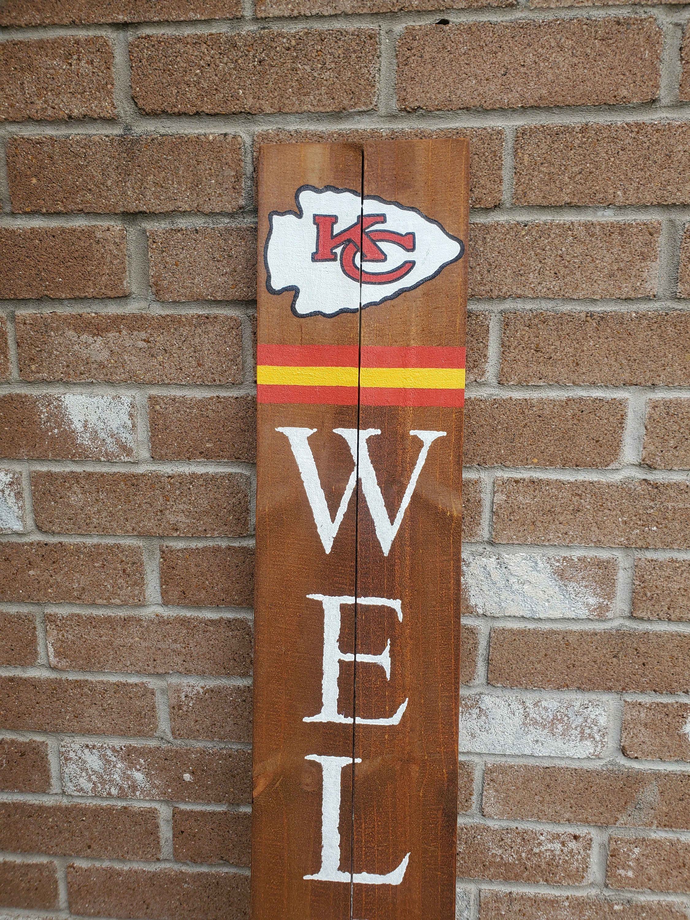 Kansas City Chiefs Welcome Sign - Etsy
