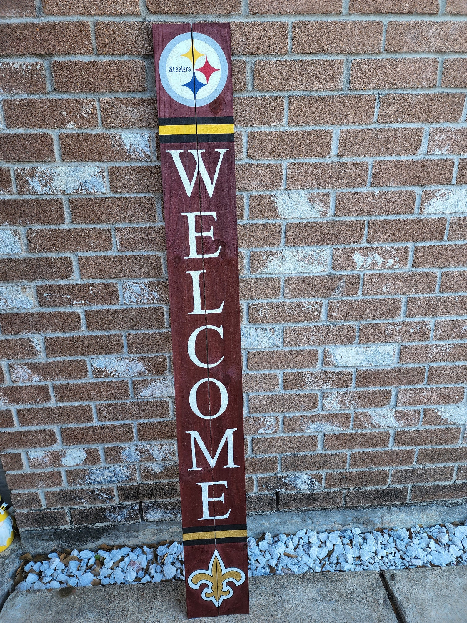 House Divided Welcome Sign Any Team or Logo - Etsy