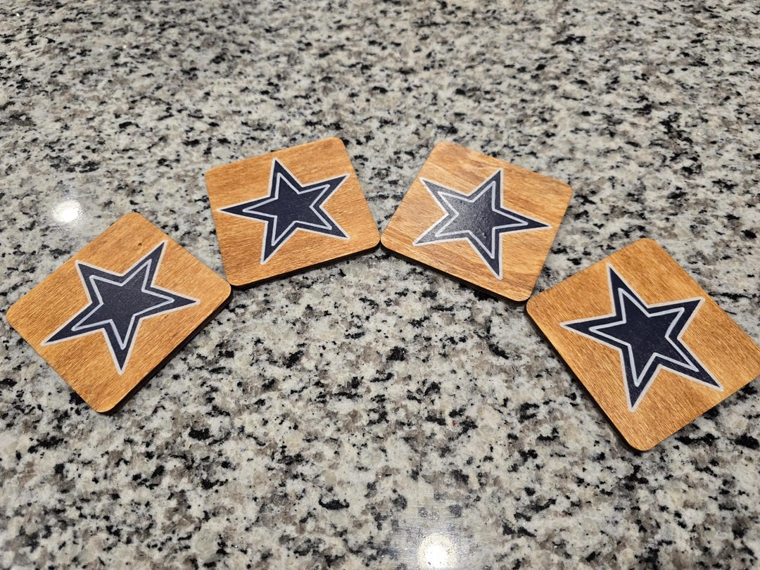 Dallas Cowboys Coasters (4) - Etsy