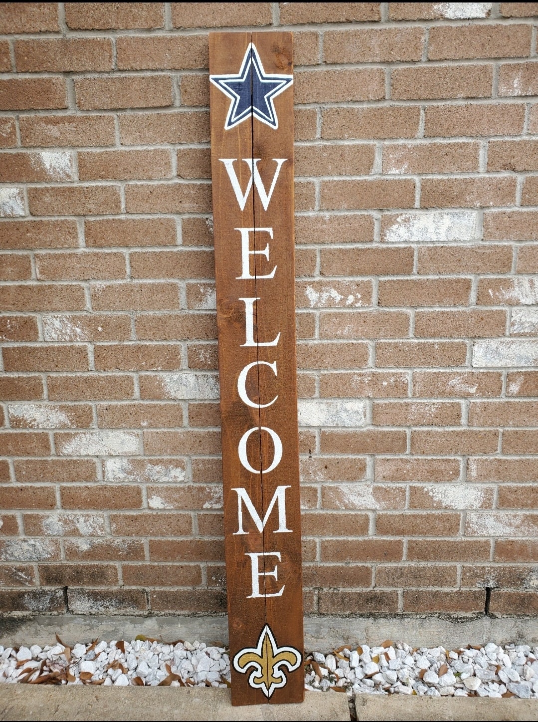 House Divided Welcome Sign Any Team or Logo - Etsy