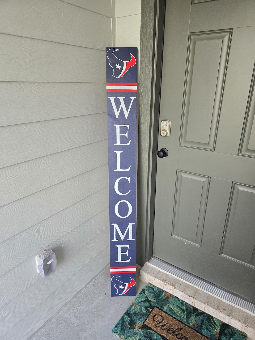 Houston Texans Welcome Sign / Front Porch Sign - Etsy