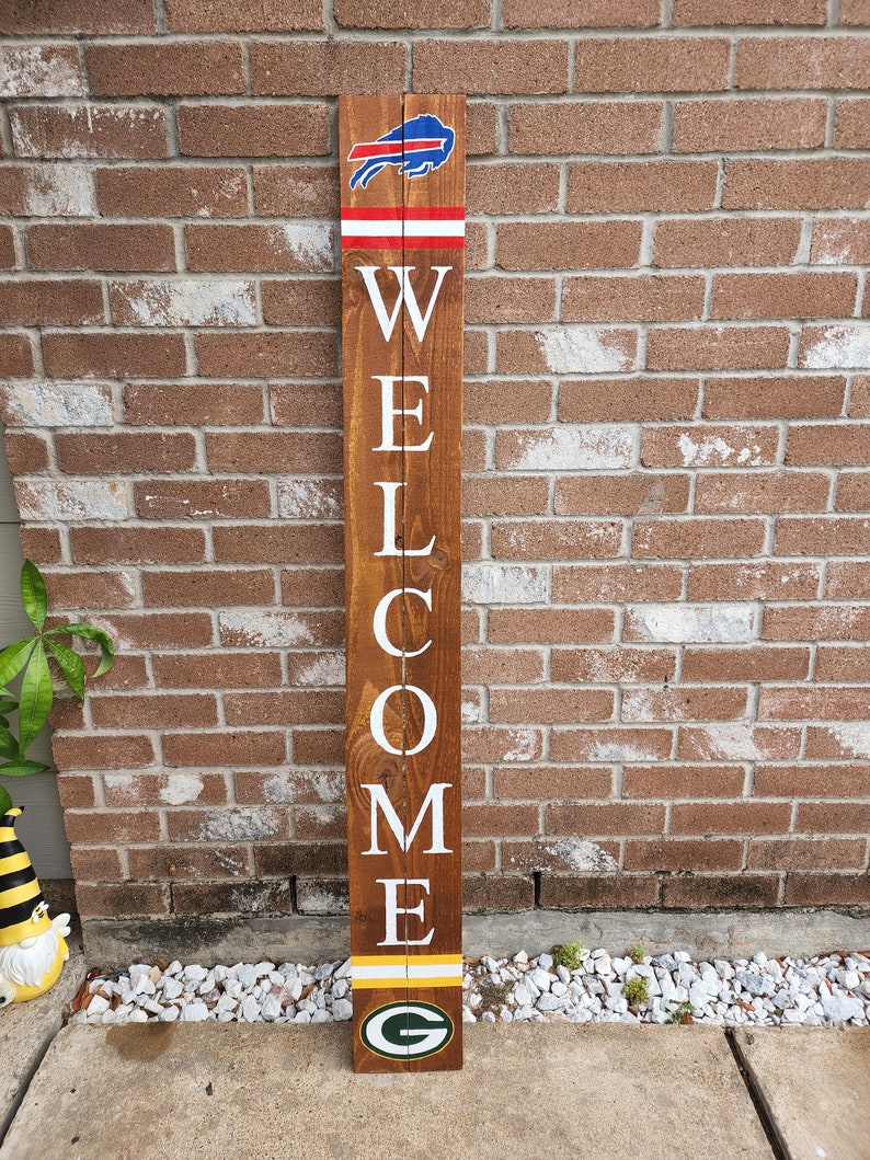House Divided Welcome Sign Any Team or Logo - Etsy