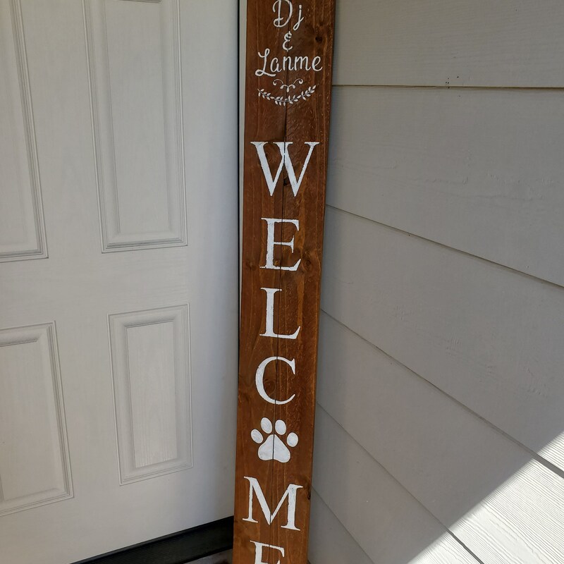 Dog Welcome Sign - Etsy UK