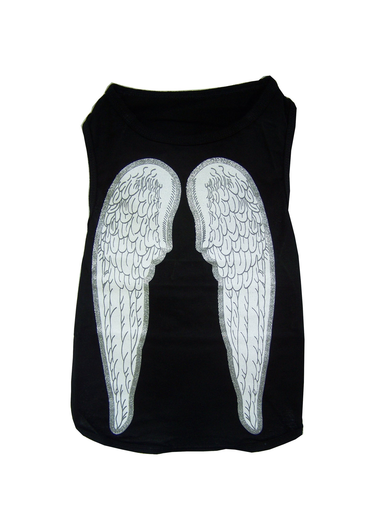 Sparkly Angel Wings Dog Shirt Singlet for Xsmall 20cm to Xxxlarge 50cm ...