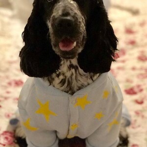 Fleece Dog Pyjamas - 4 Legs With Studs for Xsmall to Xxxlarge Breeds ...